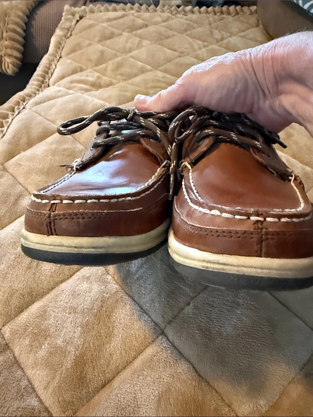 Sebago | Shoes | Sebago Brown Leather 2eye Boat Shoes For Men | Poshmark